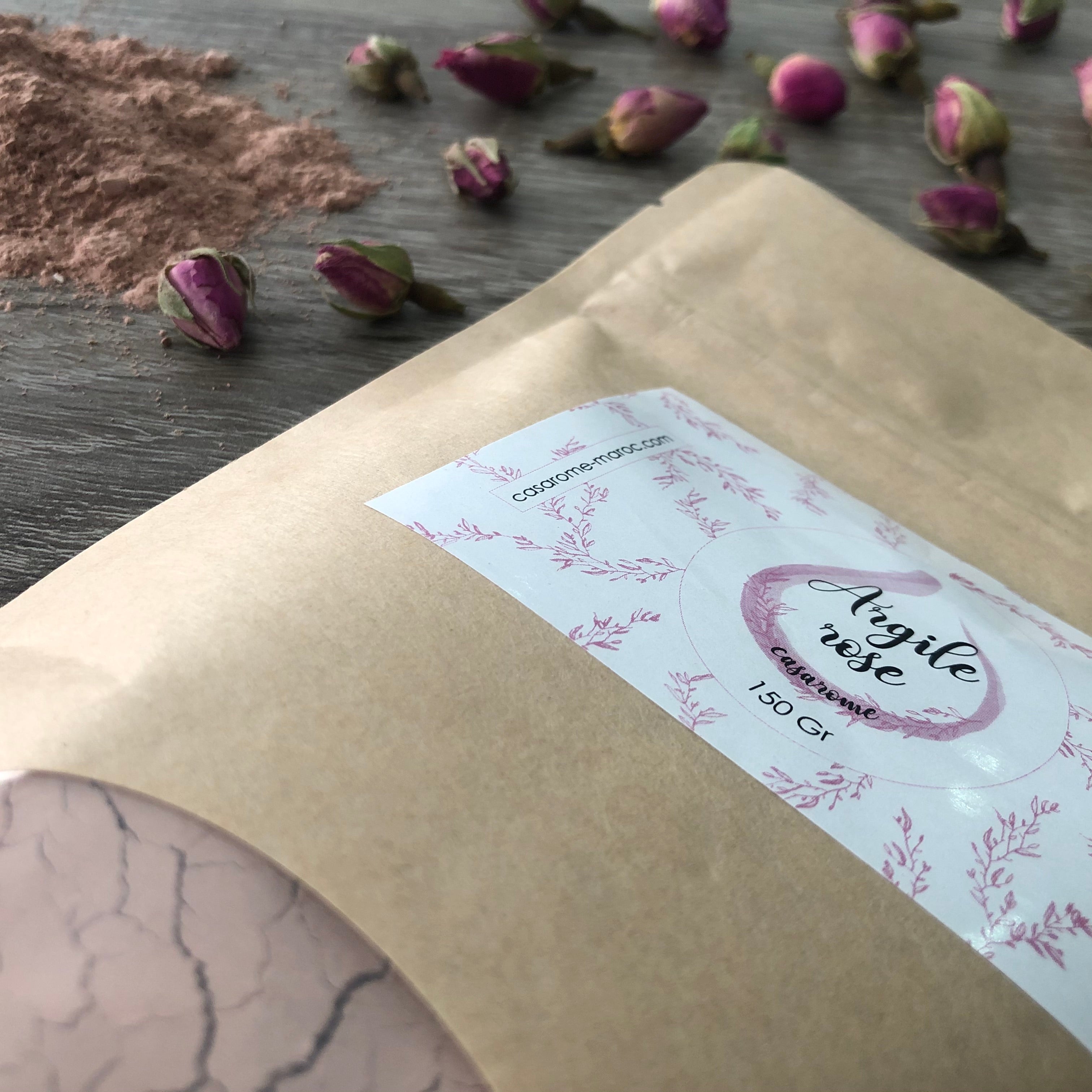 Argile rose : soin naturel et doux pour visage, peau et cheveux ...